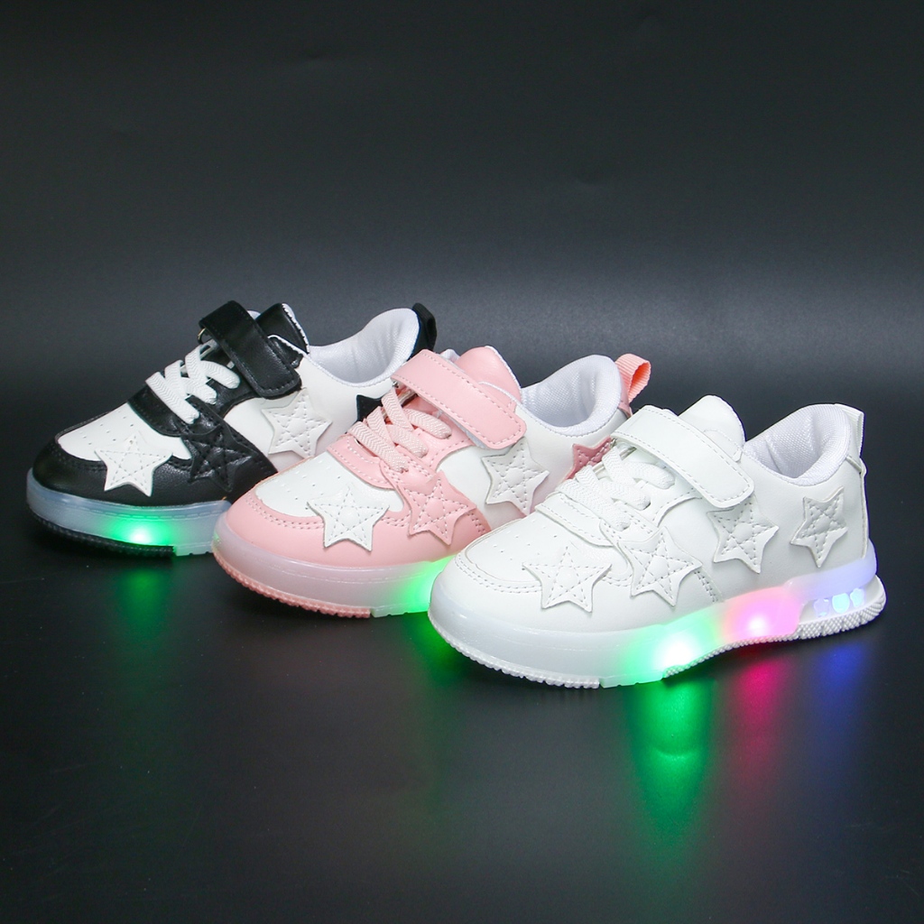 Future Seeds kids shoes Led shoes for kids baby light up rubber white ...