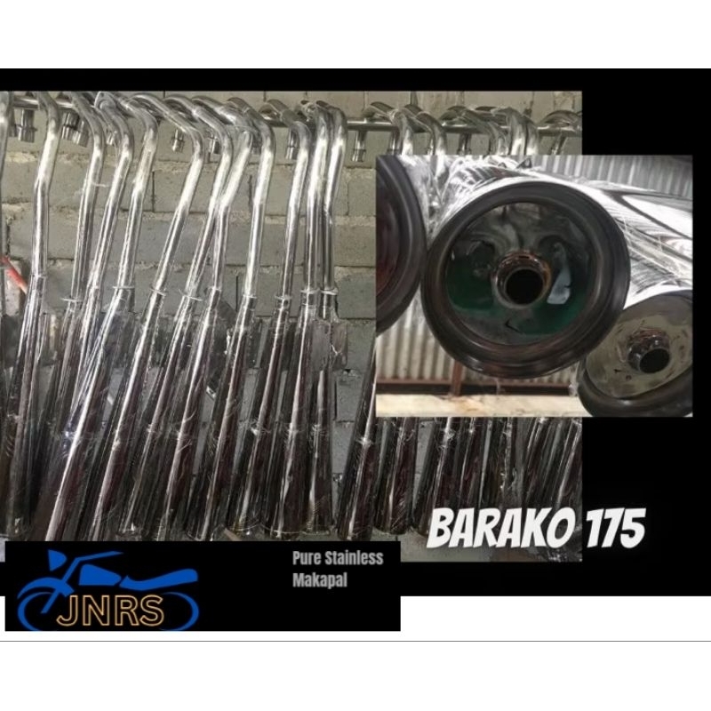 Kawasaki Barako Stainless Chicken Pipe/ Stock Pipe | Shopee Philippines