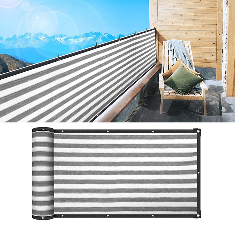 Balcony Privacy Screen Backyard Deck Shield Apartments Railing Cover ...