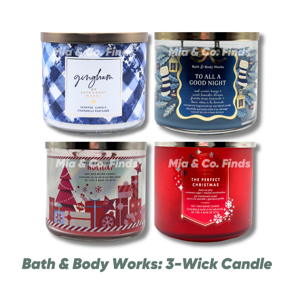 Bath & Body Works: 3-Wick Candle | Shopee Philippines