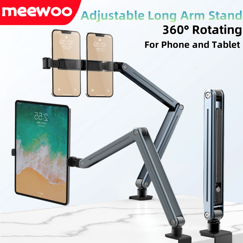 Meewoo P86 Tablet Stand Live Streaming Stand With 360°Rotating Long Arm ...