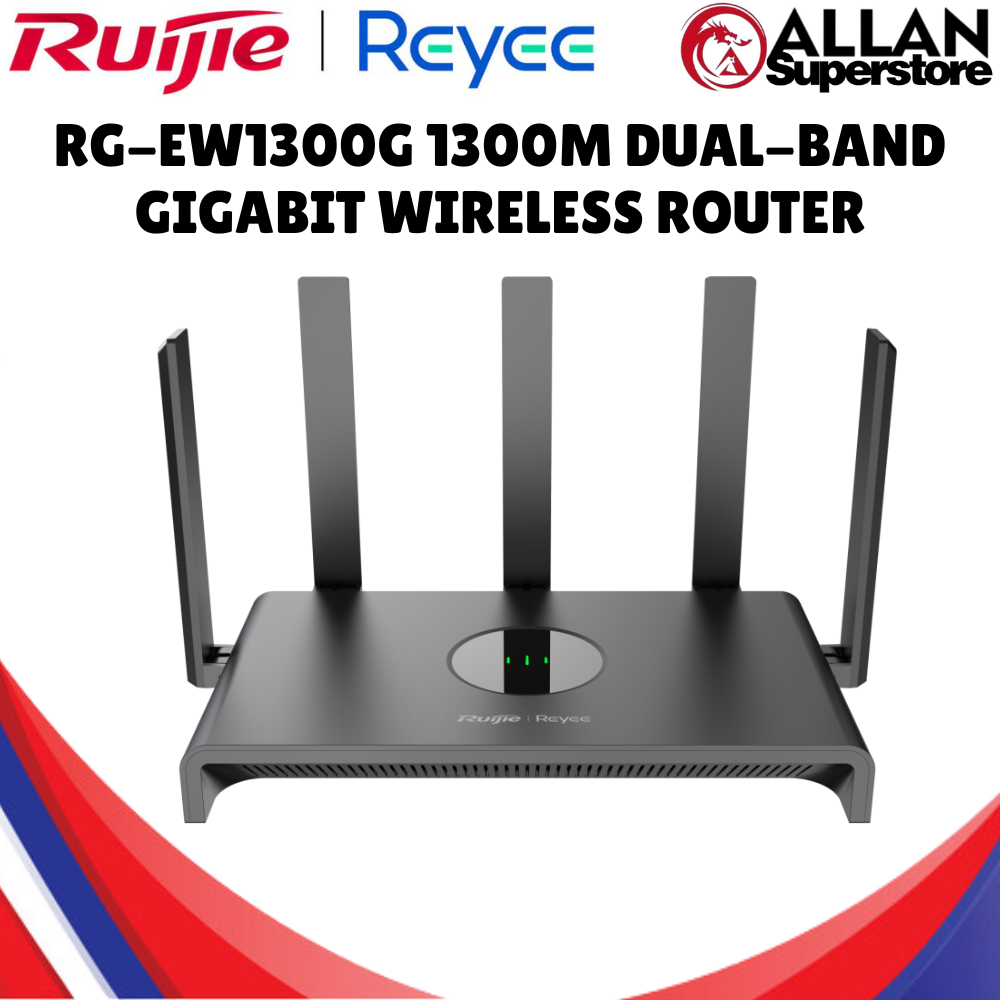 RUIJIE RG-EW1300G 1300M Dual-band Gigabit Wireless Router | Reyee ...