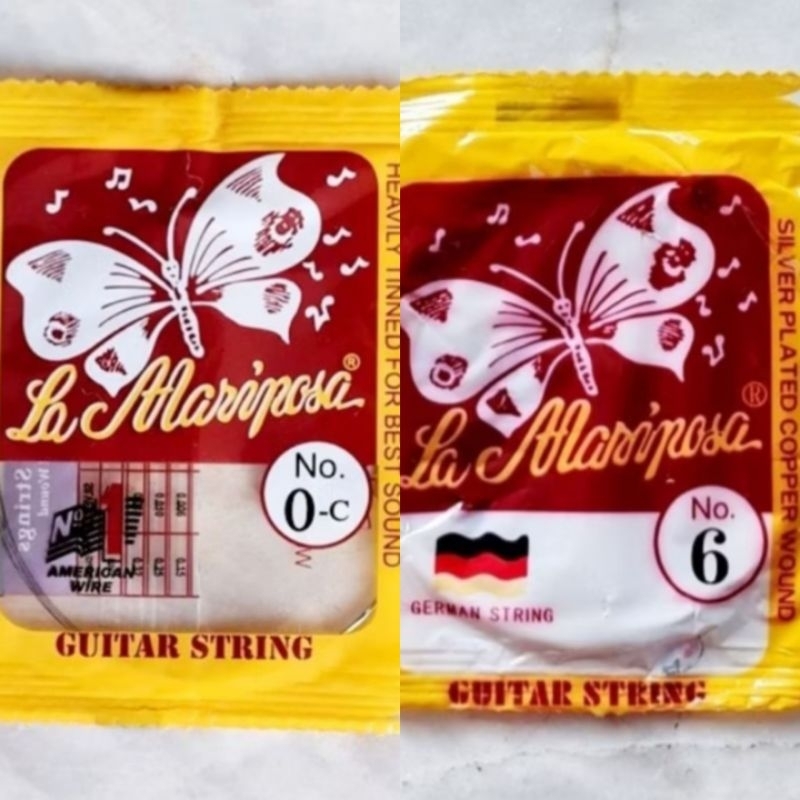 Guitar String La Mariposa #0-C & #6 | Shopee Philippines