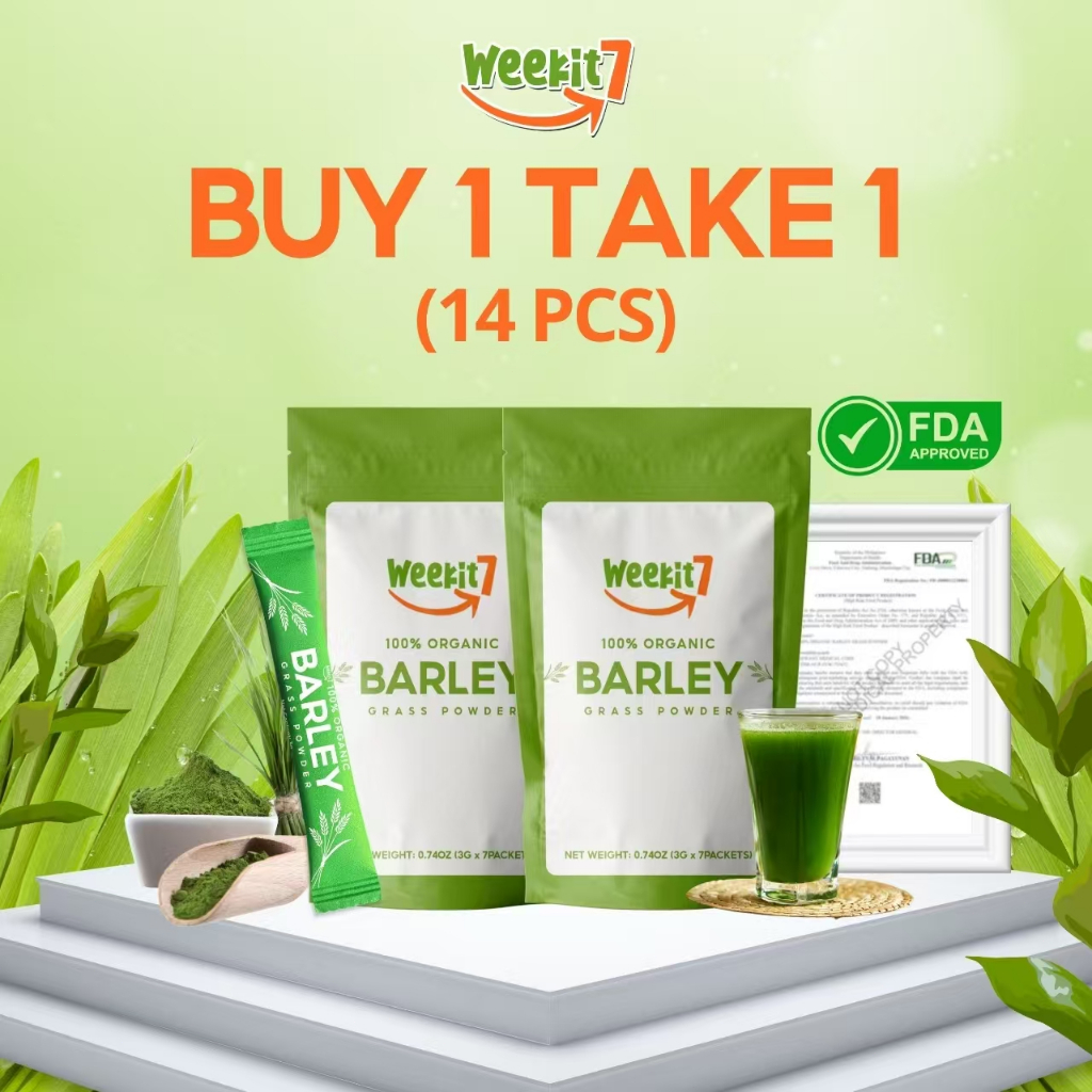 B1T1 Weekit7 Barley Grass Powder Natural Organic Pure Herbal Juice ...