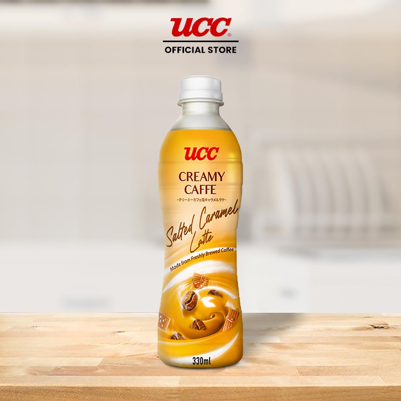 UCC Creamy Caffe Latte Salted Caramel 330ml | Shopee Philippines