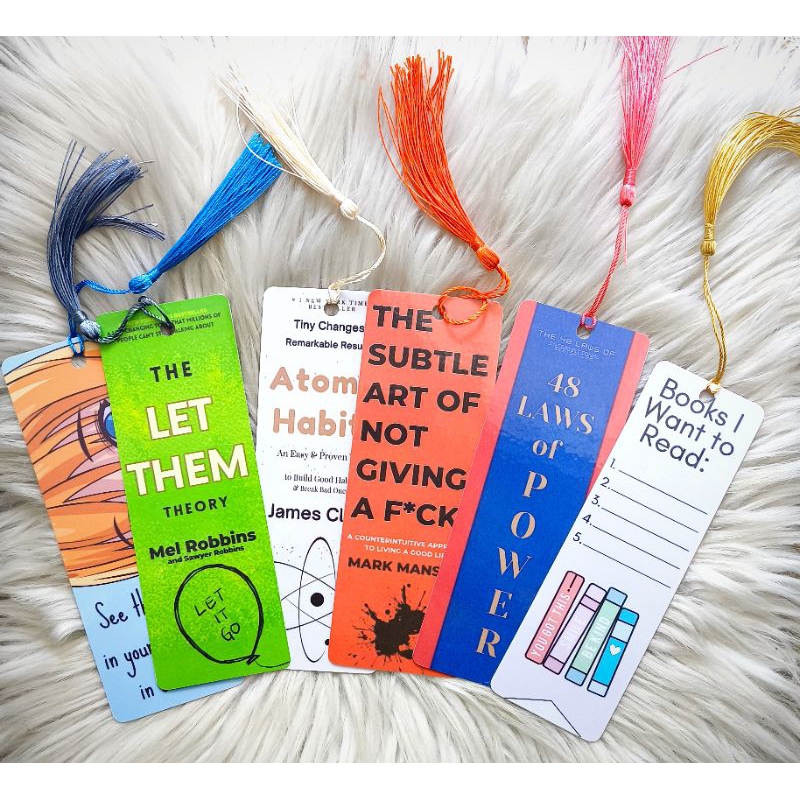 Turn your Favorite Books into Bookmarks! (Customizable) | Shopee ...