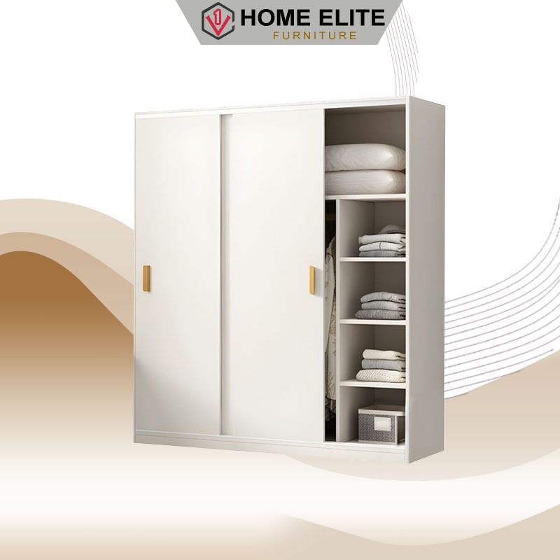 Philippines V1 Wardrobe 80/100/140CM Sliding Door Wardrobe Storage ...