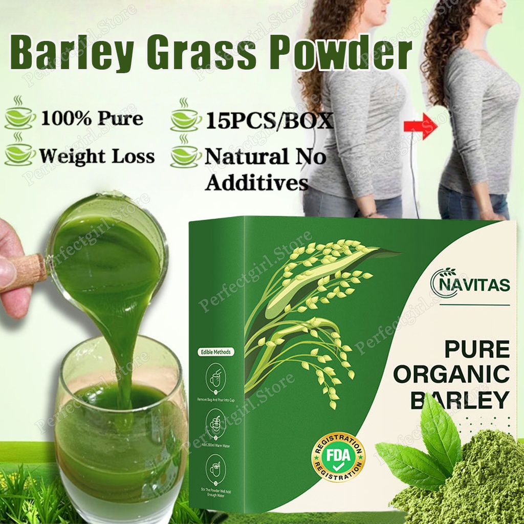 15pcs/box Barley Grass Powder Original 100% Healthy Pure And Natural ...