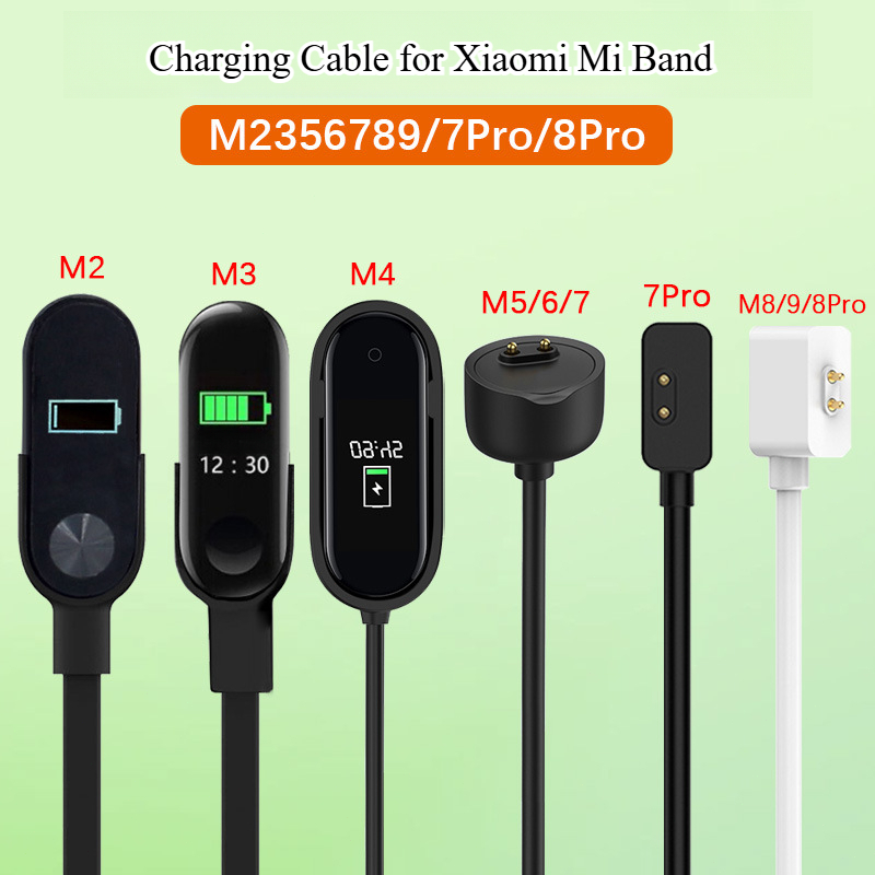 USB Charging Cable for Xiaomi Mi Band 7 8 9 M2 M3 M4 M5 Mi Band 7 Pro ...