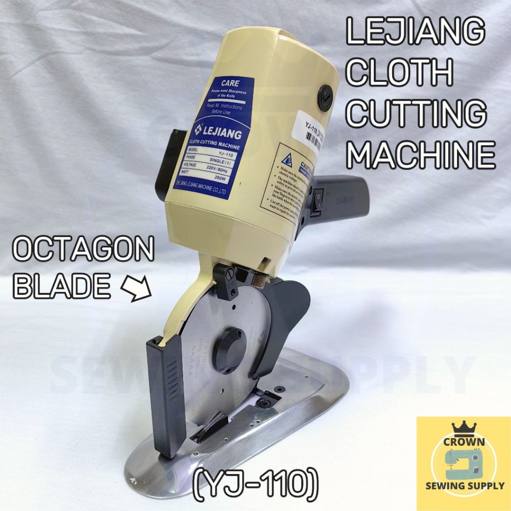 LEJIANG Octagon Blade Cloth Cutting Machine (Model YJ-110) | Shopee Philippines