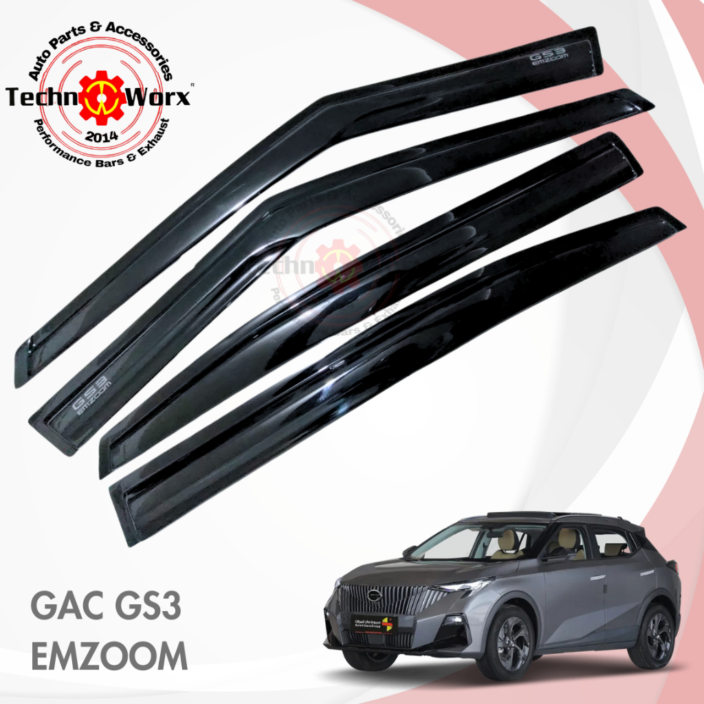 GAC GS3 EMZOOM All Year Sun Rain Wind Visor Shield deflector Car ...