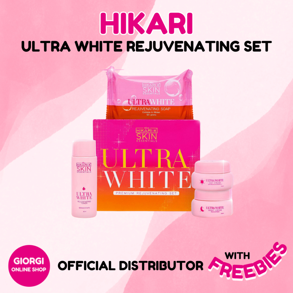 HIKARI Ultra White Rejuvenating Set 4 IN 1 | Shopee Philippines
