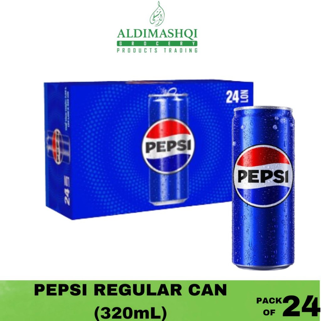 PEPSI REGULAR IN CAN 320ML PACK OF 24 (6-5-25) | Shopee Philippines