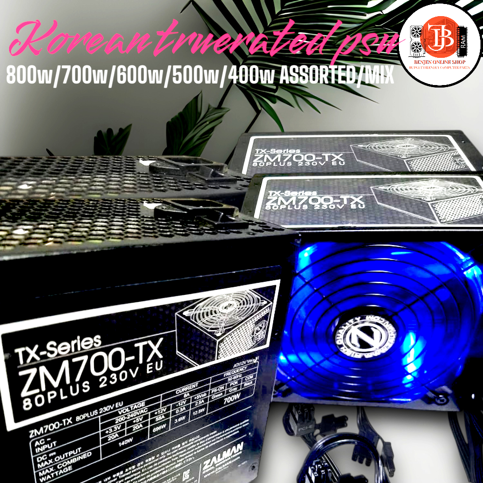 500W,550W,600W,650W and 700W FSP/ZALMAN /MICRONICS/SUPERFLOWER with ...