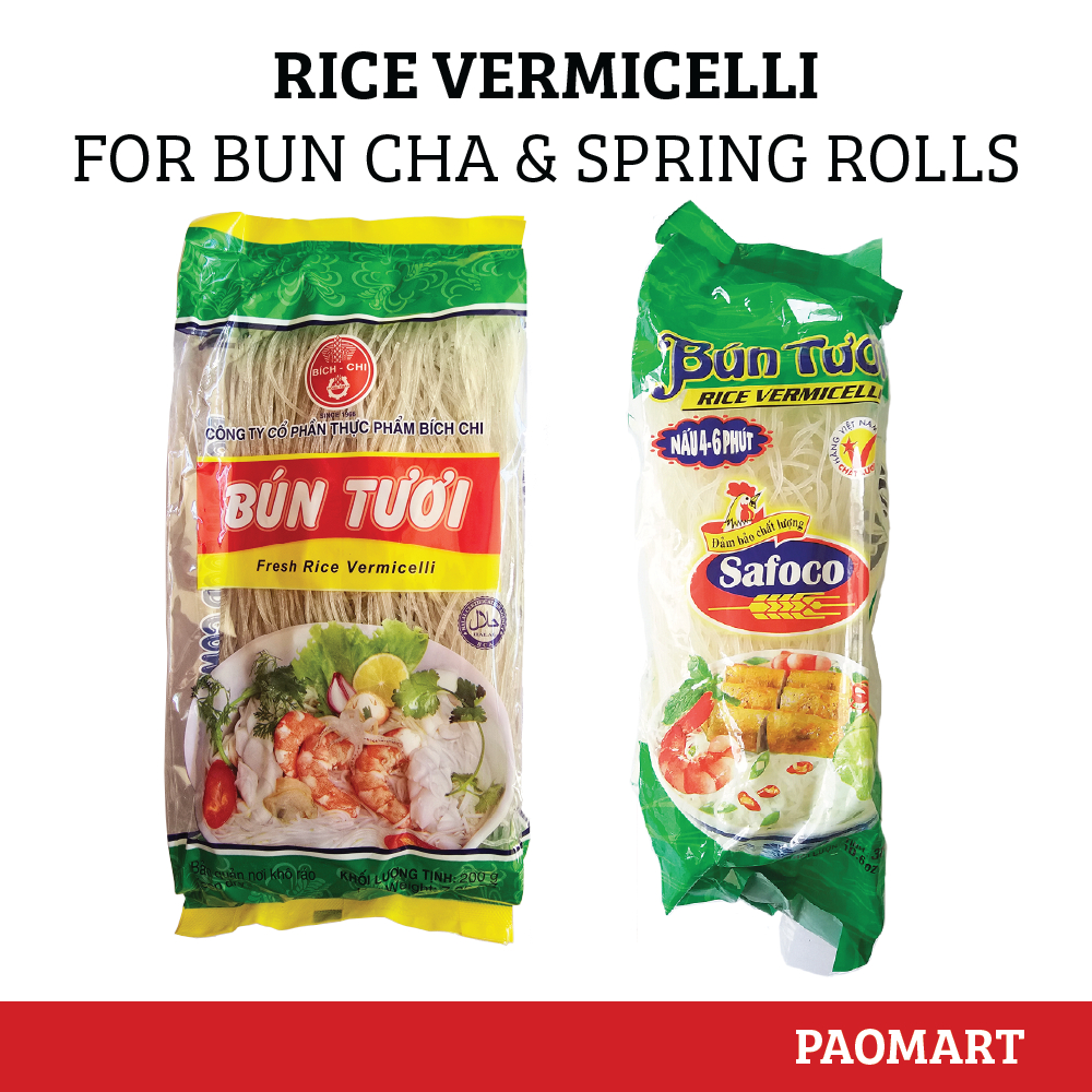 Bun Tuoi Vietnamese Rice Vermicelli Bich Chi 200g / Safoco 300g ...