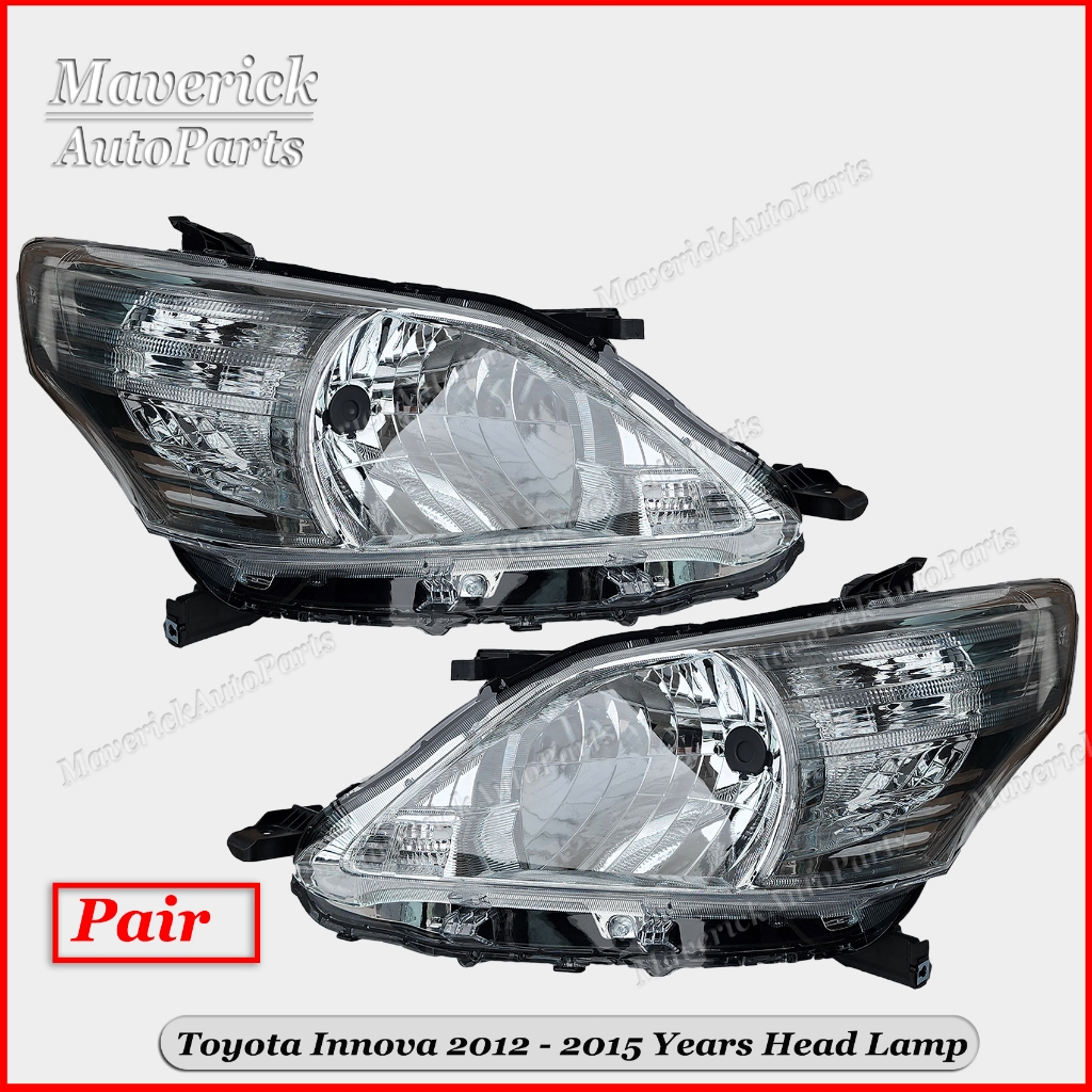 Toyota Innova Headlight 2012-2015 Headlamp Head lamp Head light ...