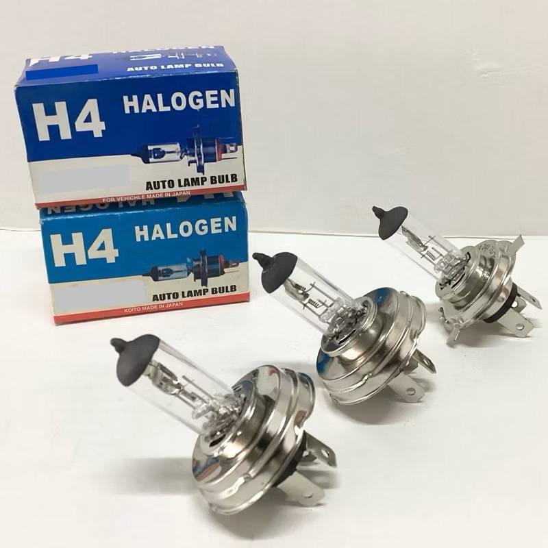 H4 Halogen Bulb 60/55W 75/70W 100/90W 130/90W 12V/24V P43T P45T Auto ...