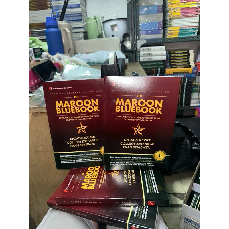 maroon bluebook 4rd edition UPCAT 2024 | Shopee Philippines