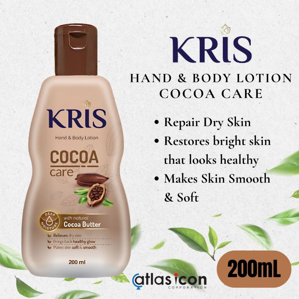 Kris Hand and Body Lotion Cocoa Care 200mL | Shopee Philippines