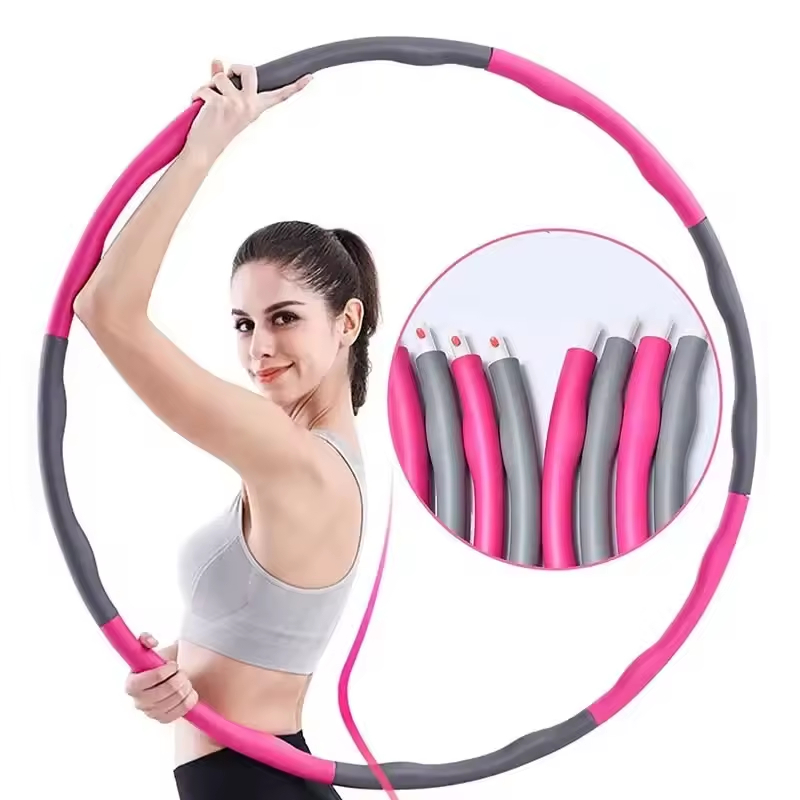 Hula Hoop Adult Segments Removable Foam Fitness Exercise Hula Hoop ...