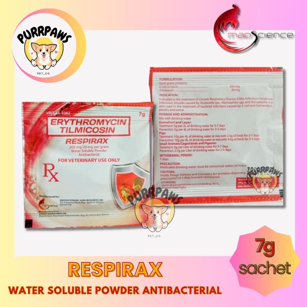 Respirax Water Soluble Powder - 7grams per Sachet | Shopee Philippines