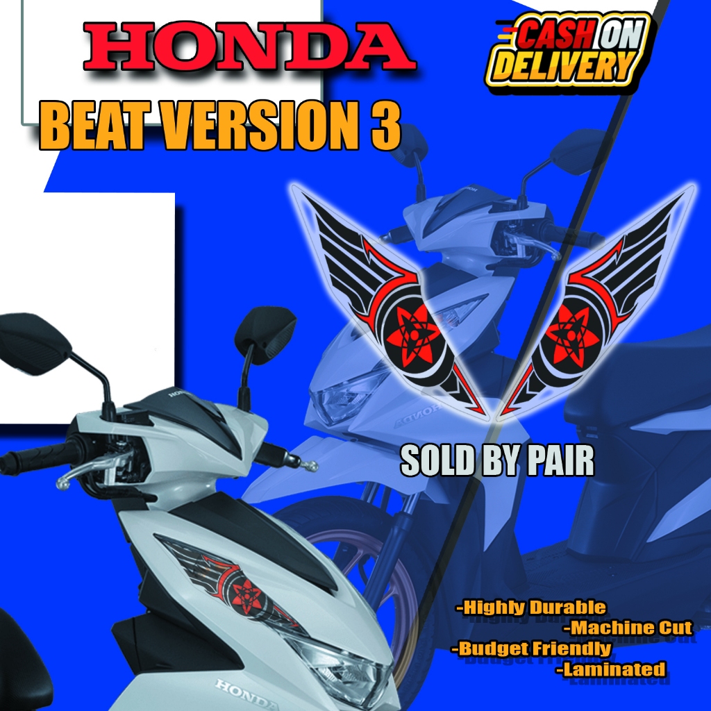 HONDA BEAT VERSION 3 NEW WINKER STICKER/ NEW WINKER STICKER FOR HONDA ...