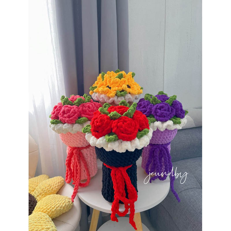 Jeundby Crochet Chunky Bouquet | Shopee Philippines