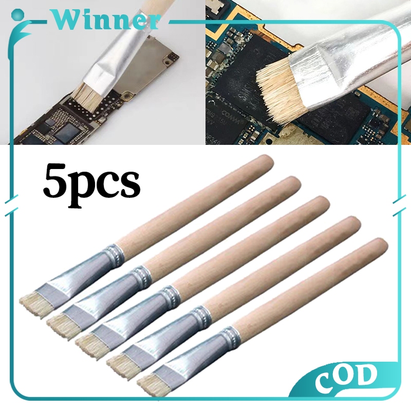 5PCS Circuit Board Cleaning Brush Anti-static Motherboard PCB Hard ...