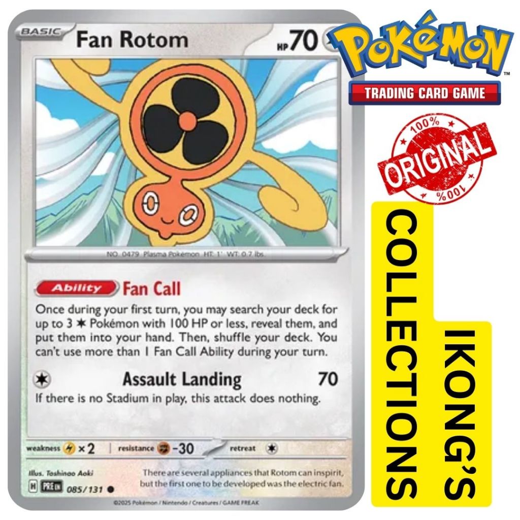 Fan Rotom - Common Scarlet & Violet: Stellar Crown Singles Original ...
