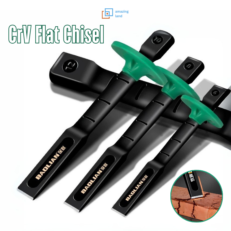8/10 In Industrial Grade Flat Chisel Chrome Vanadium Steel Forged ...