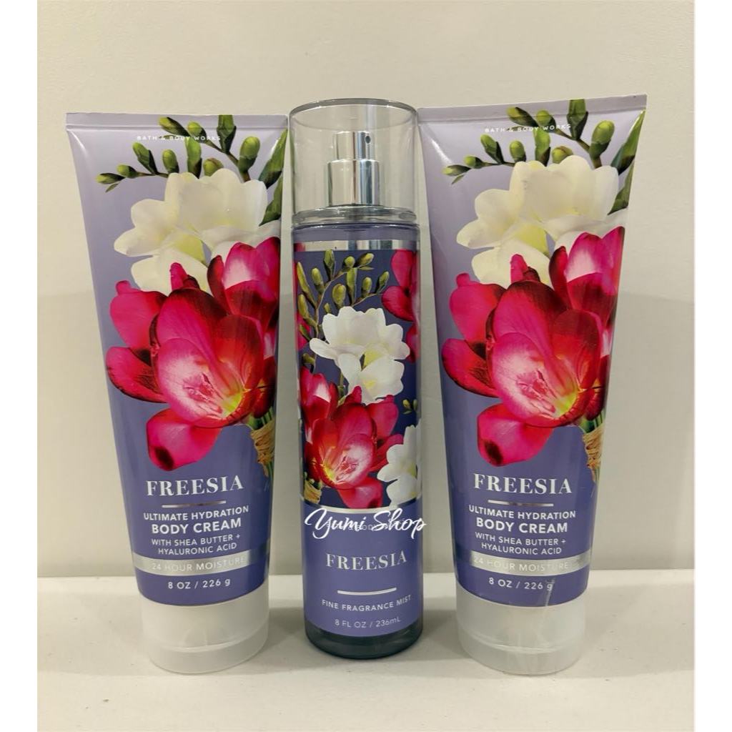 Bath & Body Works Freesia Fragrance Mist 236ml - Body Cream | Shopee ...
