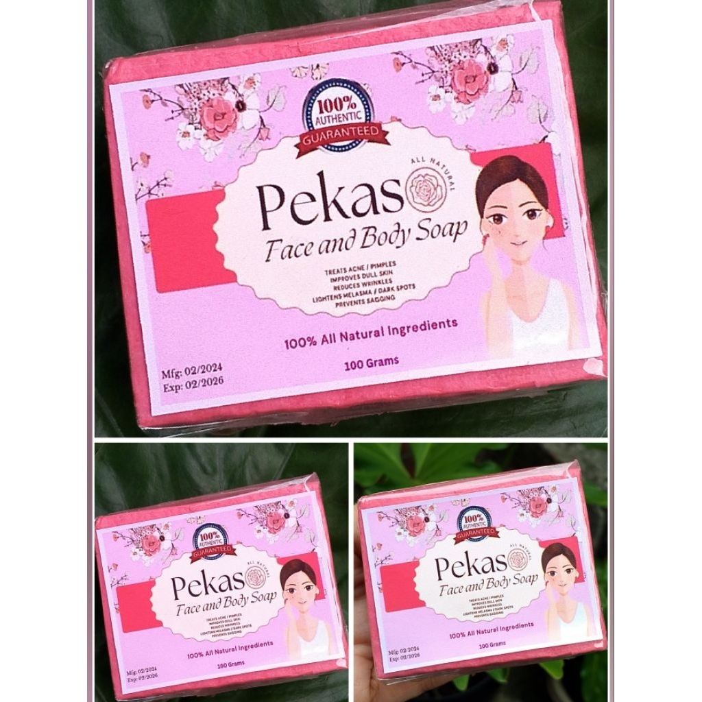 100% ORIGINAL PEKAS REMOVER WHITENING SOAP | Shopee Philippines