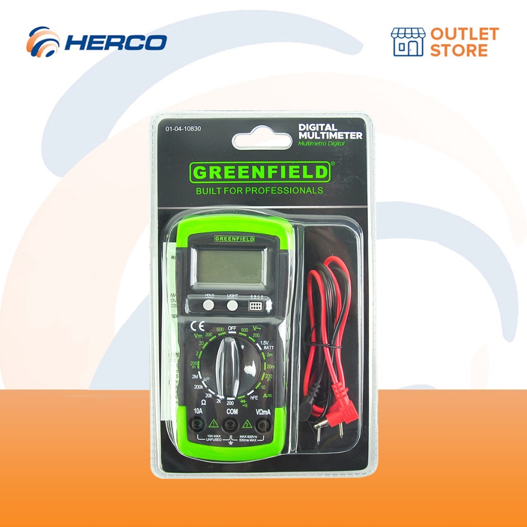 Greenfield A830L Digital Multimeter - Minimal Damage in Packaging ...