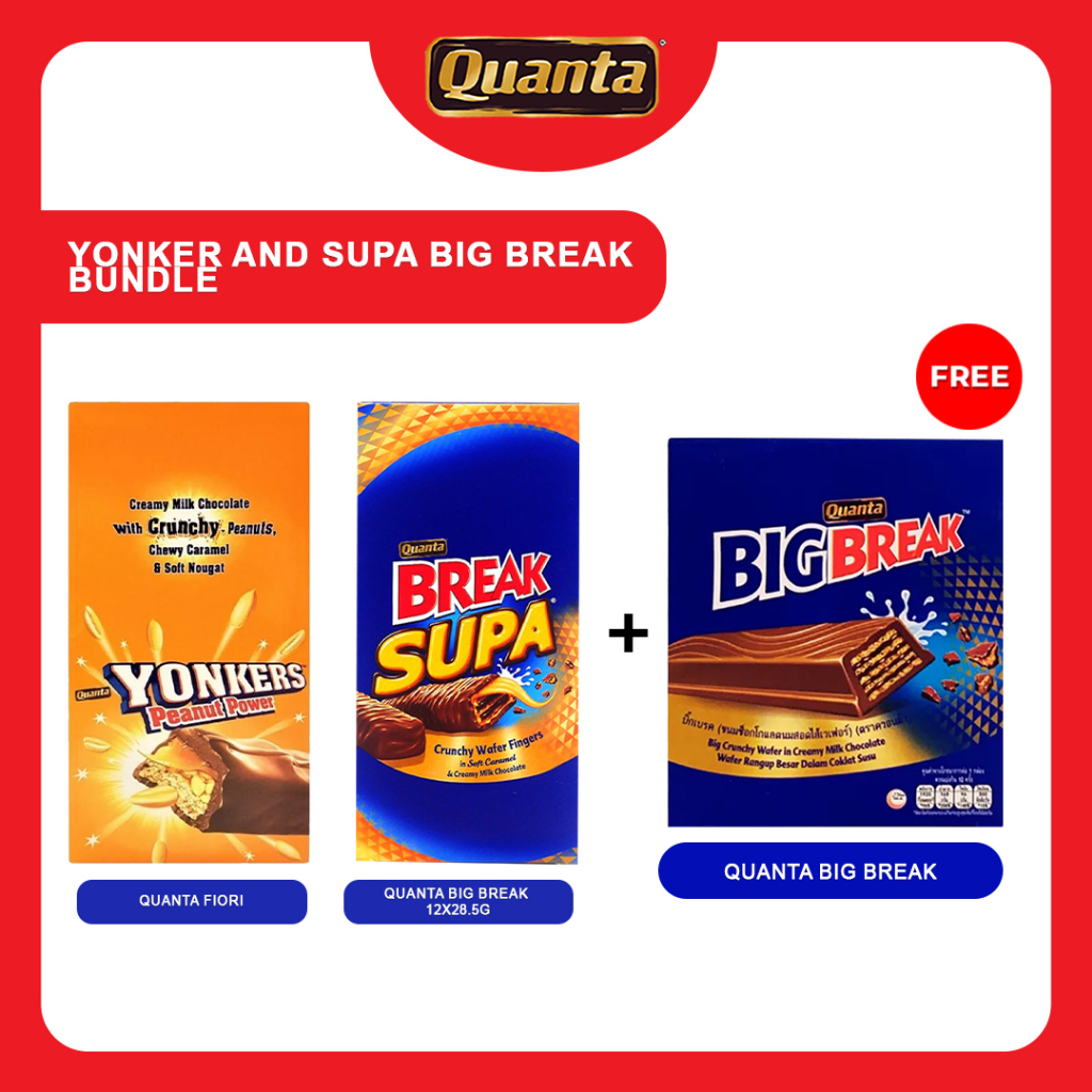 Quanta Break Supa Crunchy Wafer Fingers & Quanta Yonkers Bundle with ...