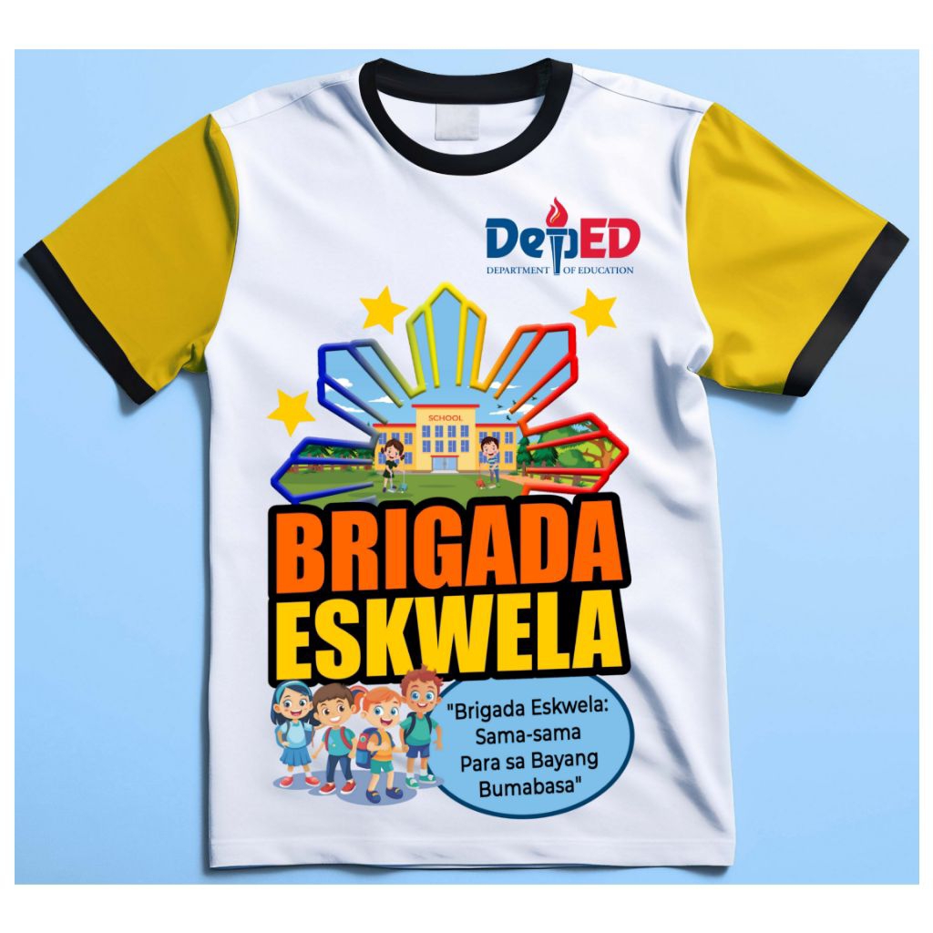 BRIGADA ESKWELA SUBLIMATED COMBI SHIRTS DESIGN 12/ UNISEX | Shopee ...