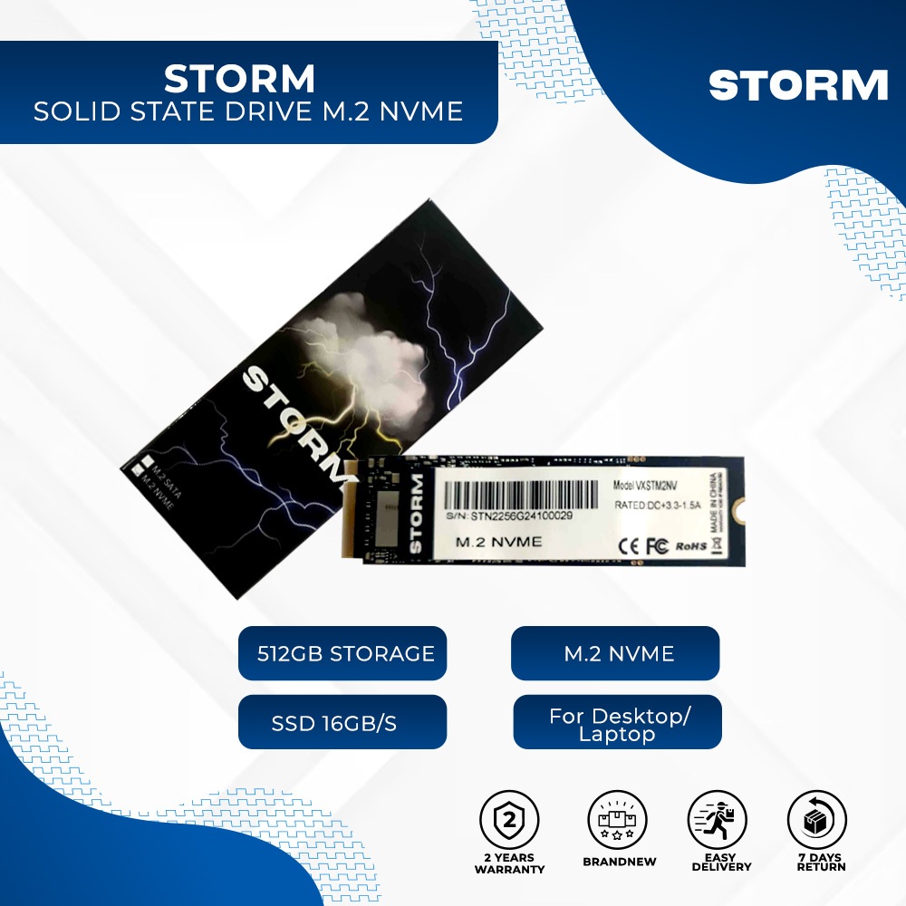 Ovation SSD STORM Solid State Hard Drive M.2 NVME 256GB,512GM and 1TB ...