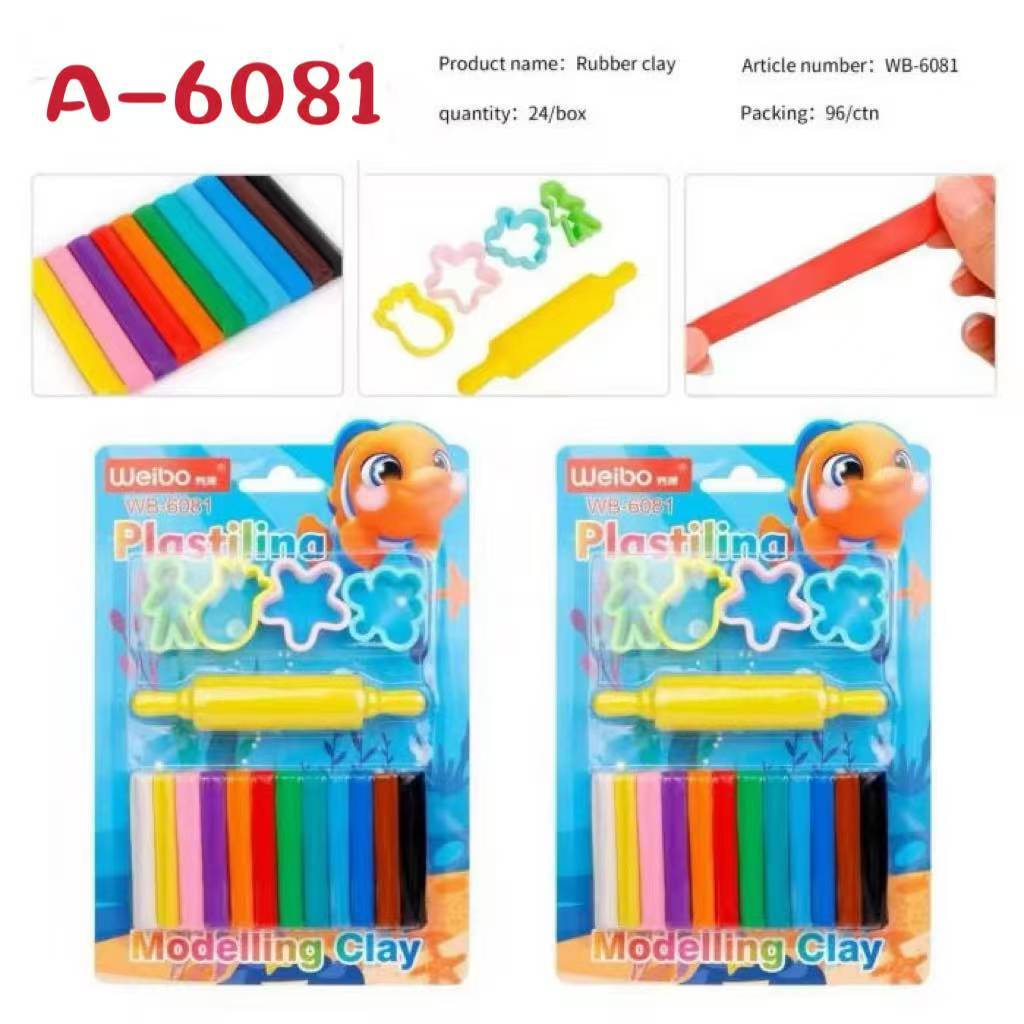 RUBBER CLAY SET SCHOOL SUPPLIES | Shopee Philippines