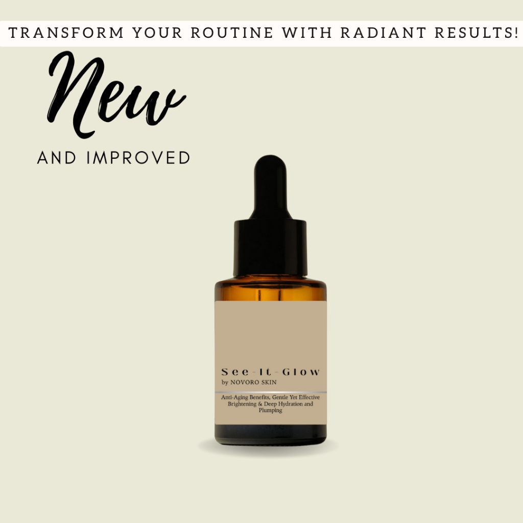 Novoro Skin - SEE IT GLOW SERUM with Tranexamic, Hyaluronic, Glycolic ...