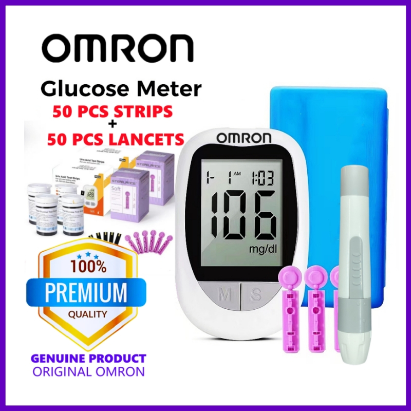 Glucometer Digital Monitor Glucose Meter FREE 50pcs Test Strips & 50pcs ...