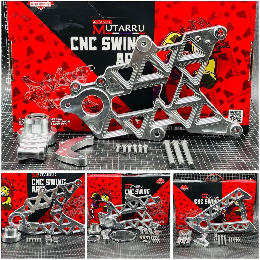 Mutarru Motorcycle Scooter Swing arm bar CNC type SILVER XMAX PCX160 ...