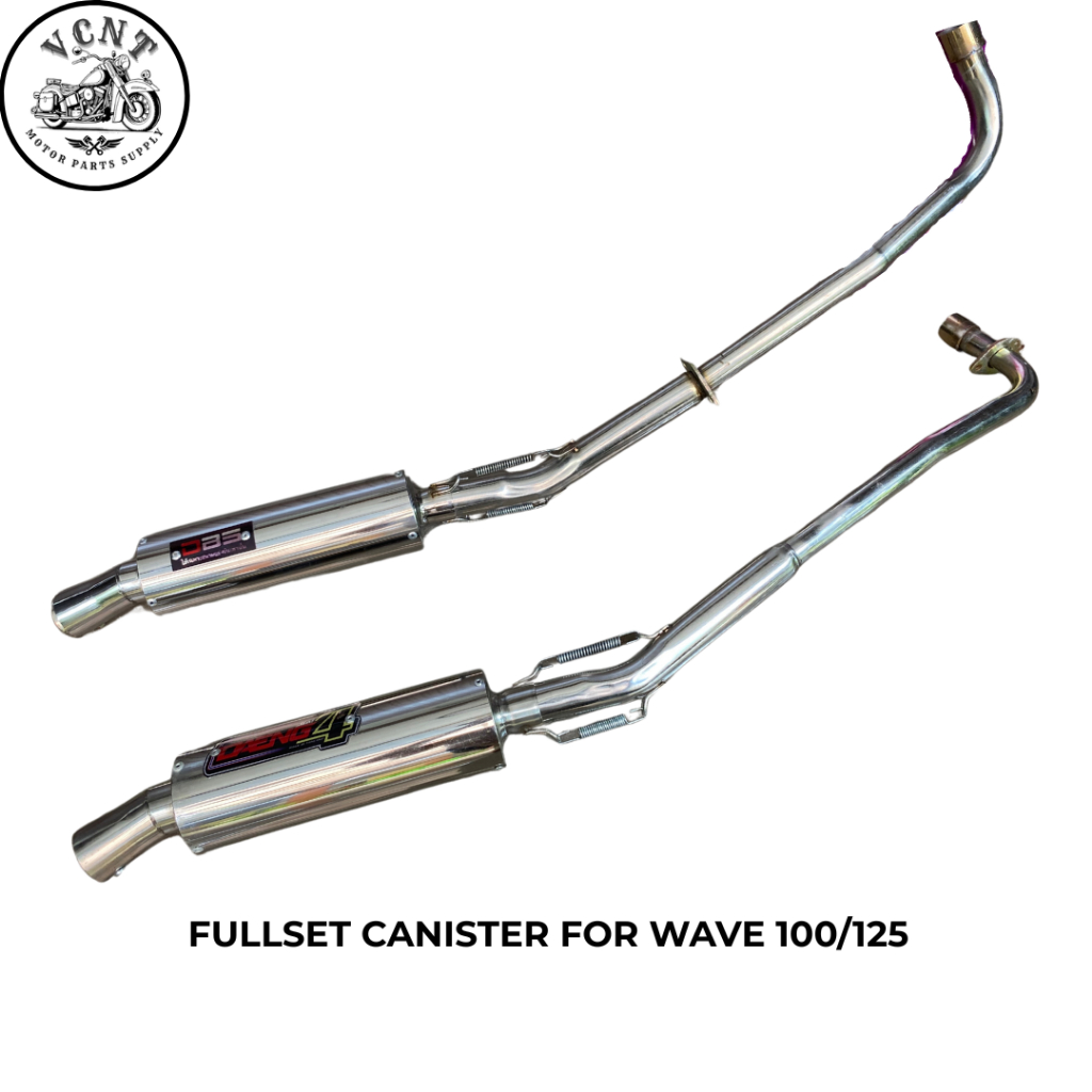 Full set Daeng Sai 4 Pipe for Wave 100/125 and XRM 100/125 - with ...