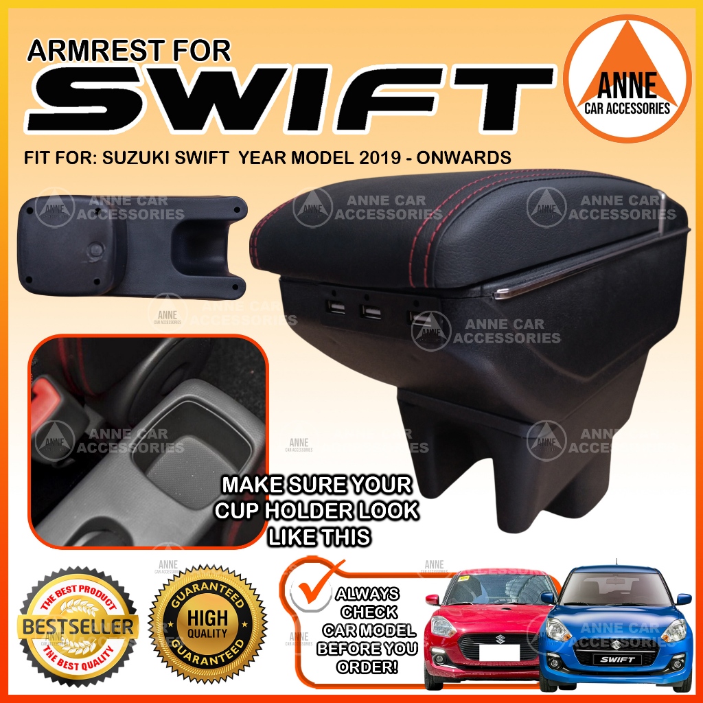 Armrest Suzuki Swift Dzire 2011 - 2018 / Swift 2019 - 2025 Arm Rest ...