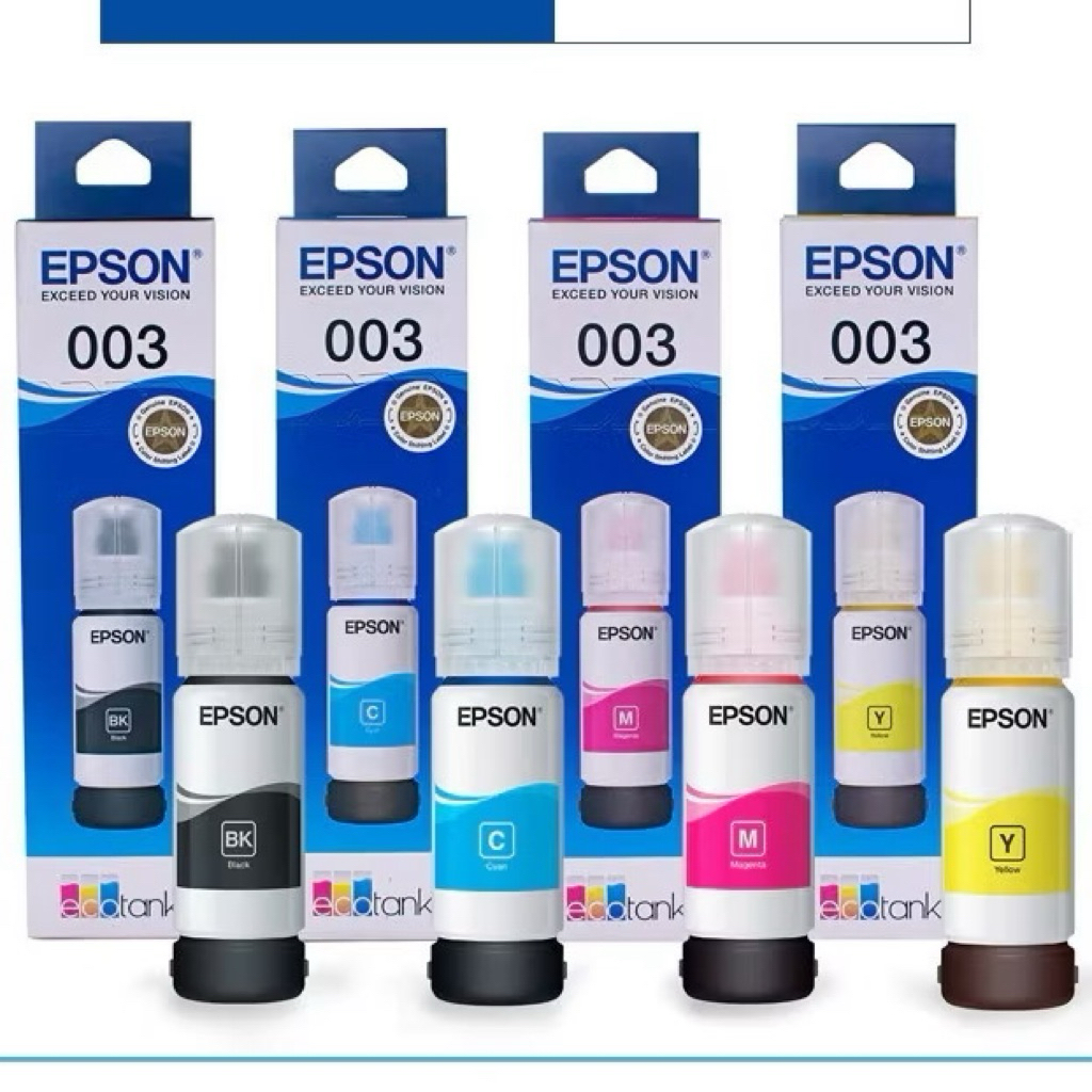 Epson Genuine Original 003 Ink Set CMYK | Shopee Philippines