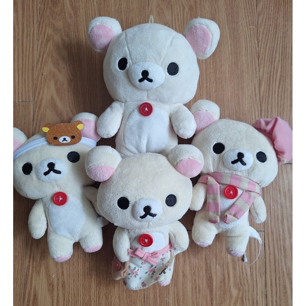 Preloved San-X Rilakkuma plush toys 4pcs | Shopee Philippines
