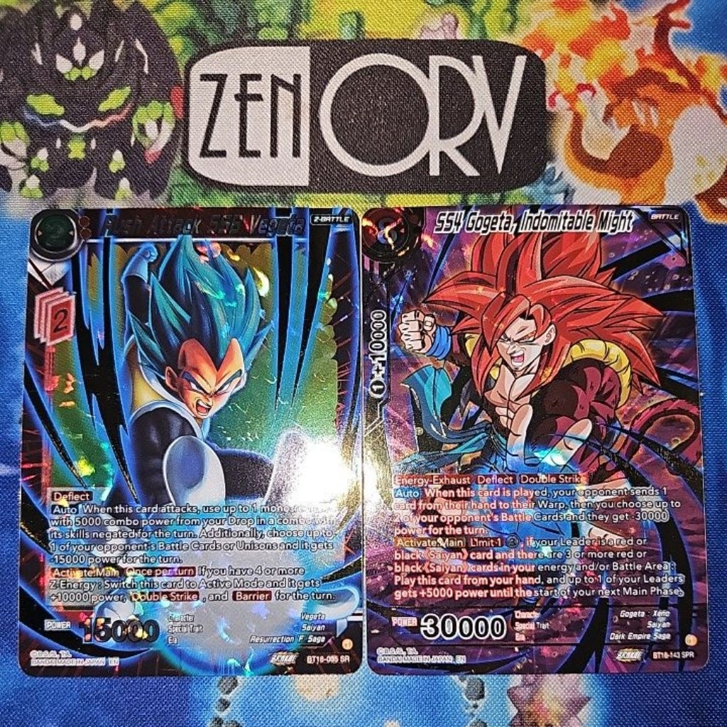 Dawn of the Z-Legends Zenkai Series Dragon Ball Z Cards TCG Trading ...