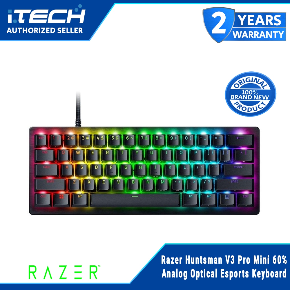 Razer Huntsman V3 Pro Mini 60% Analog Optical Esports Keyboard | Shopee ...