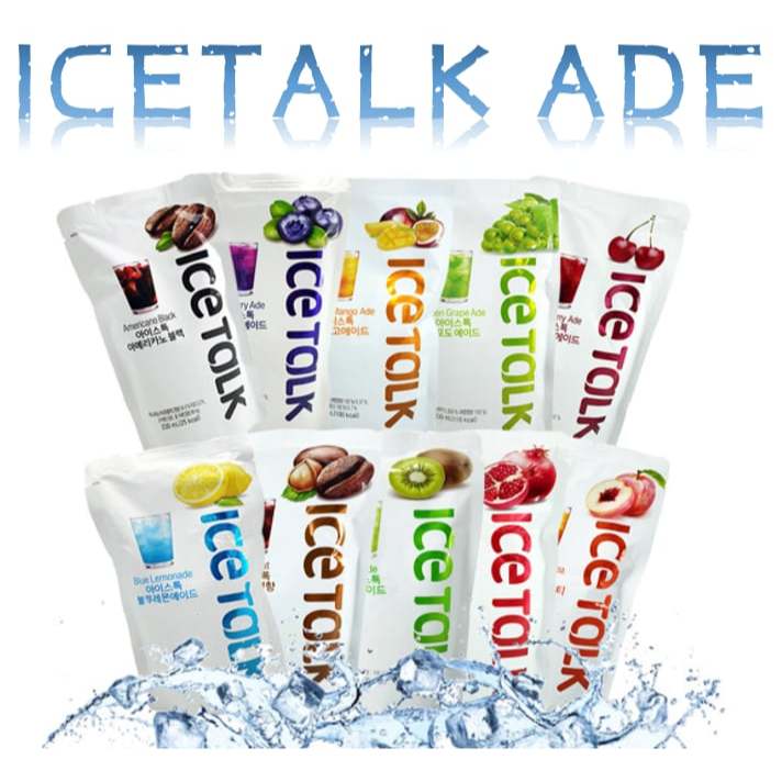 [ICE TALK ADE] 230ml Korean Pouch Drinking Juice/ Made in Korea ...