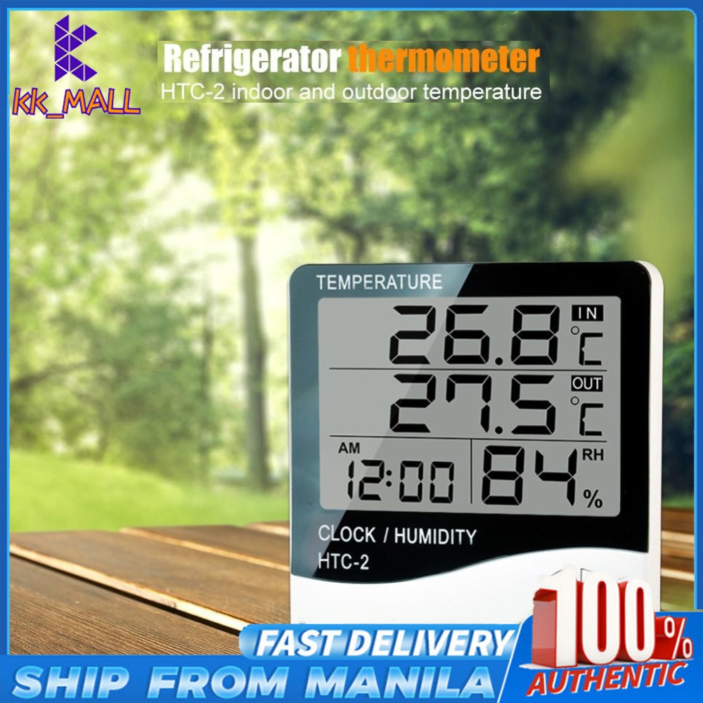 Digital Thermometer Indoor Hygrometer Room Thermometers and Humidity ...