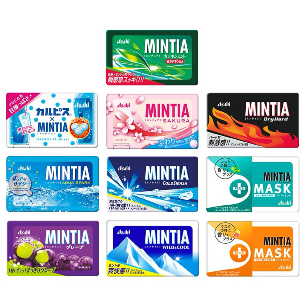 ASAHI Mintia Catechin Mint / Calpis® x Mintia 50 Tablets (7G) | Shopee Philippines