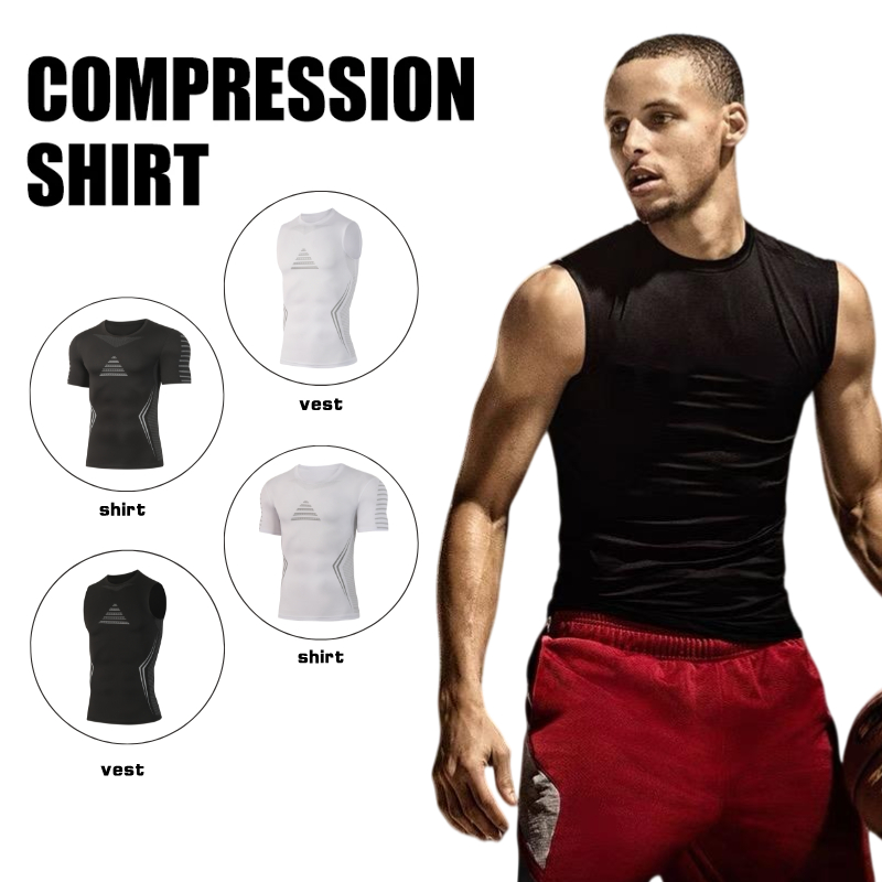 Sci-fi Men's Compression Shirt Basketabll Sando Vest Sports Fitness Dri ...